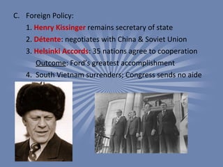 The ford and_carter_years | PPT