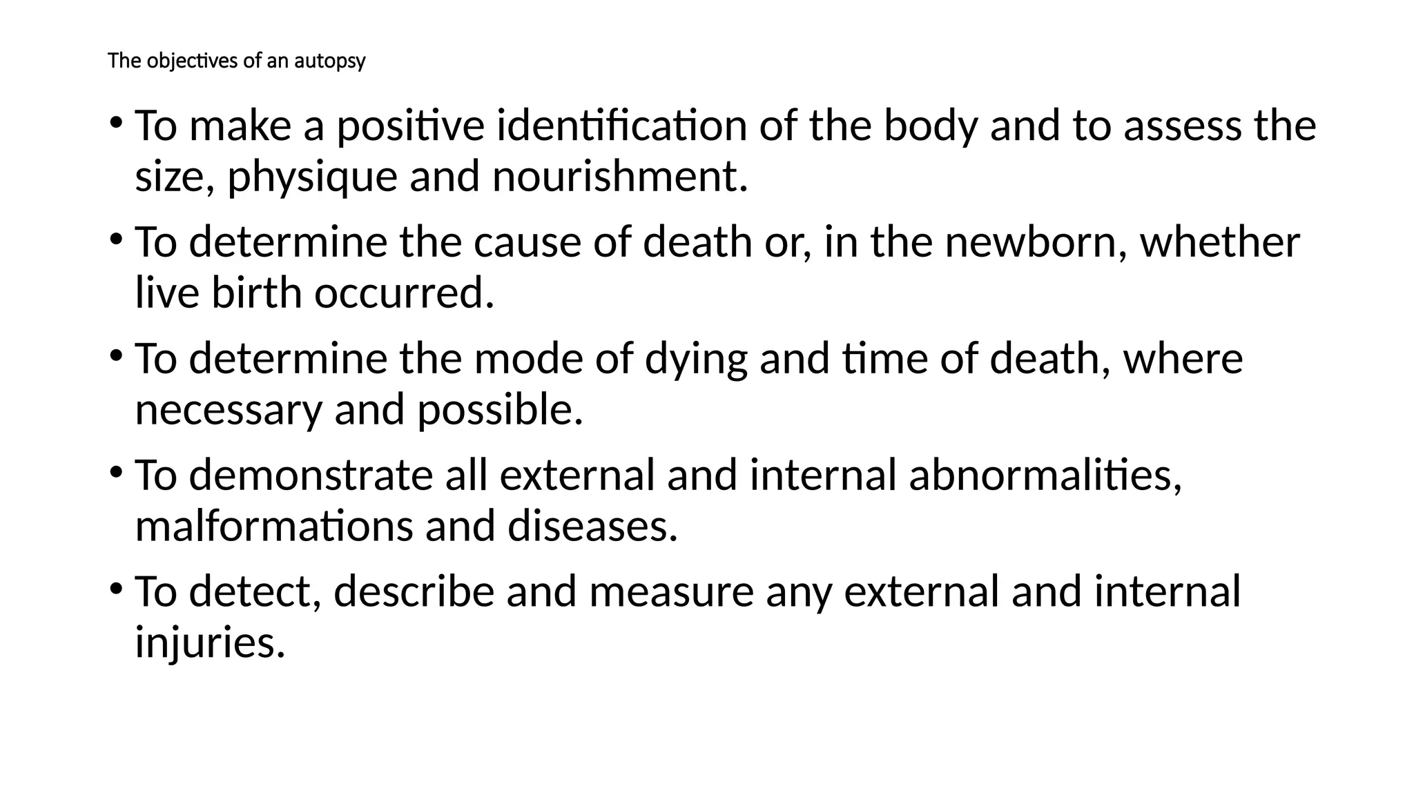 THE FORENSIC AUTOPSY.pptttttttttttttttttx | PPTX