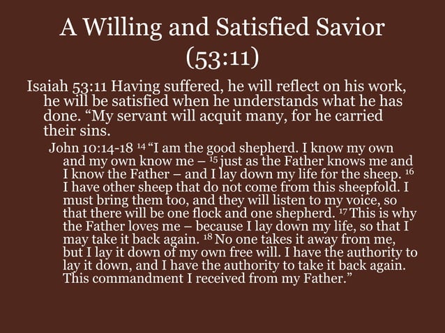 The foreordained savior isa 52 13 | PPT