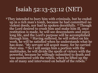 The foreordained savior isa 52 13 | PPT