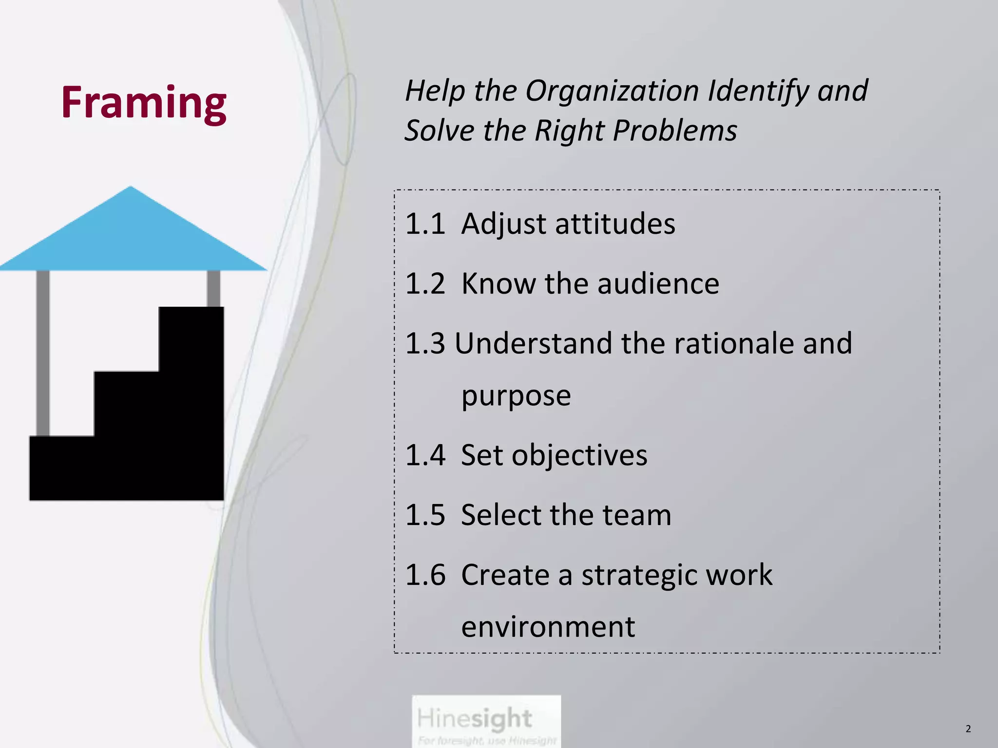 The foresight framework: Structuring a Foresight Project | PPTX