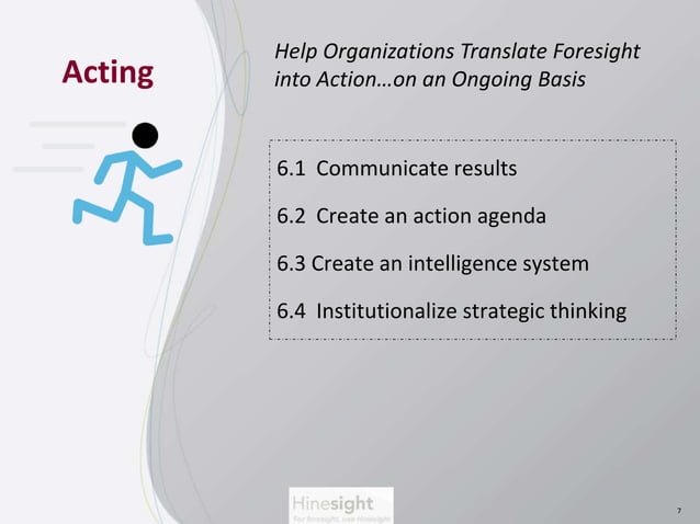 The foresight framework: Structuring a Foresight Project | PPTX ...