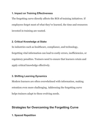 The Forgetting Curve Explained_ A Game-Changer for Trainers and ...