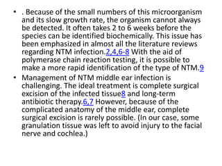 The formation and management of middle ear granulation | PPT