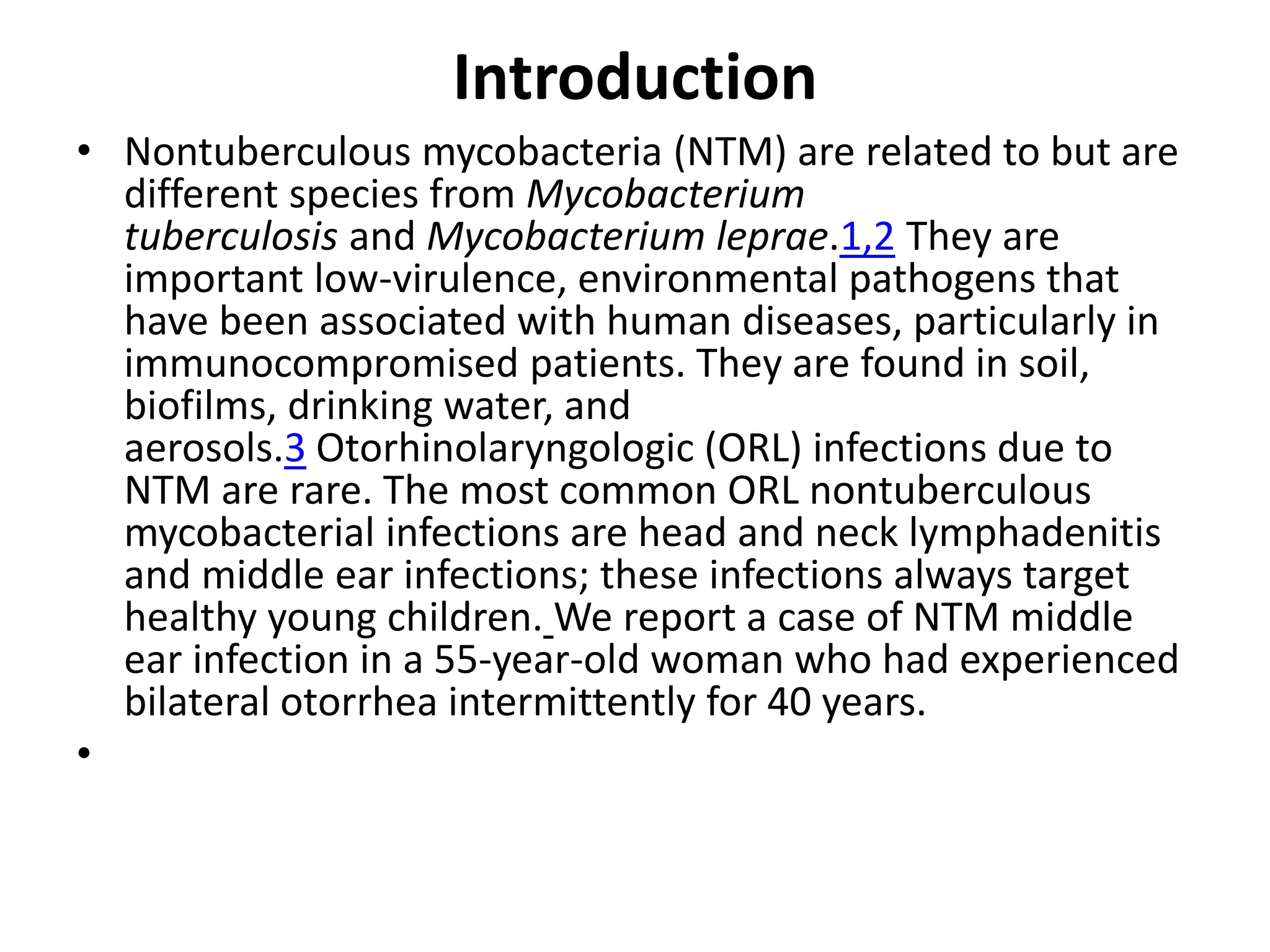 The formation and management of middle ear granulation | PPTX