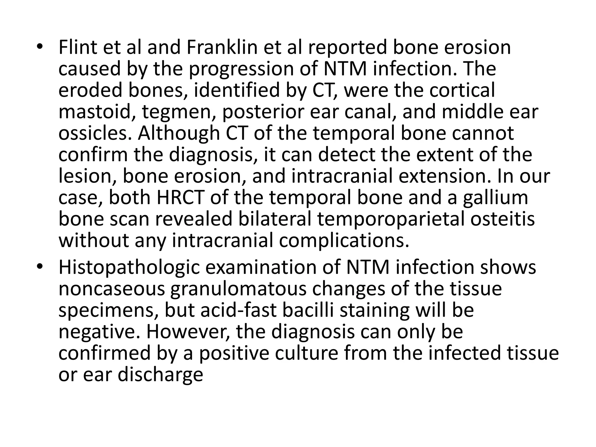 The formation and management of middle ear granulation | PPTX