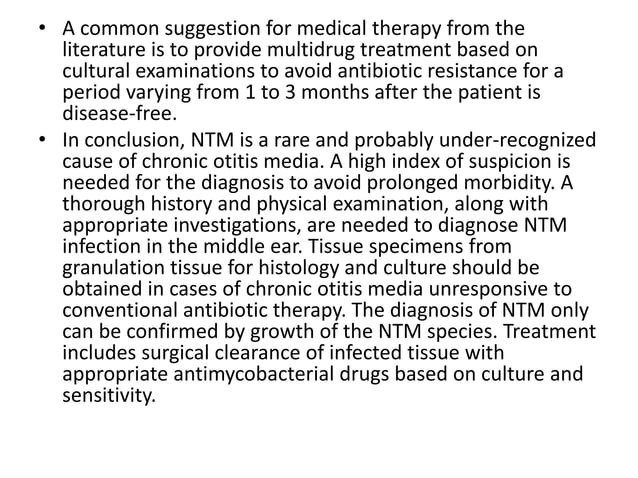 The formation and management of middle ear granulation | PPTX | Ear ...