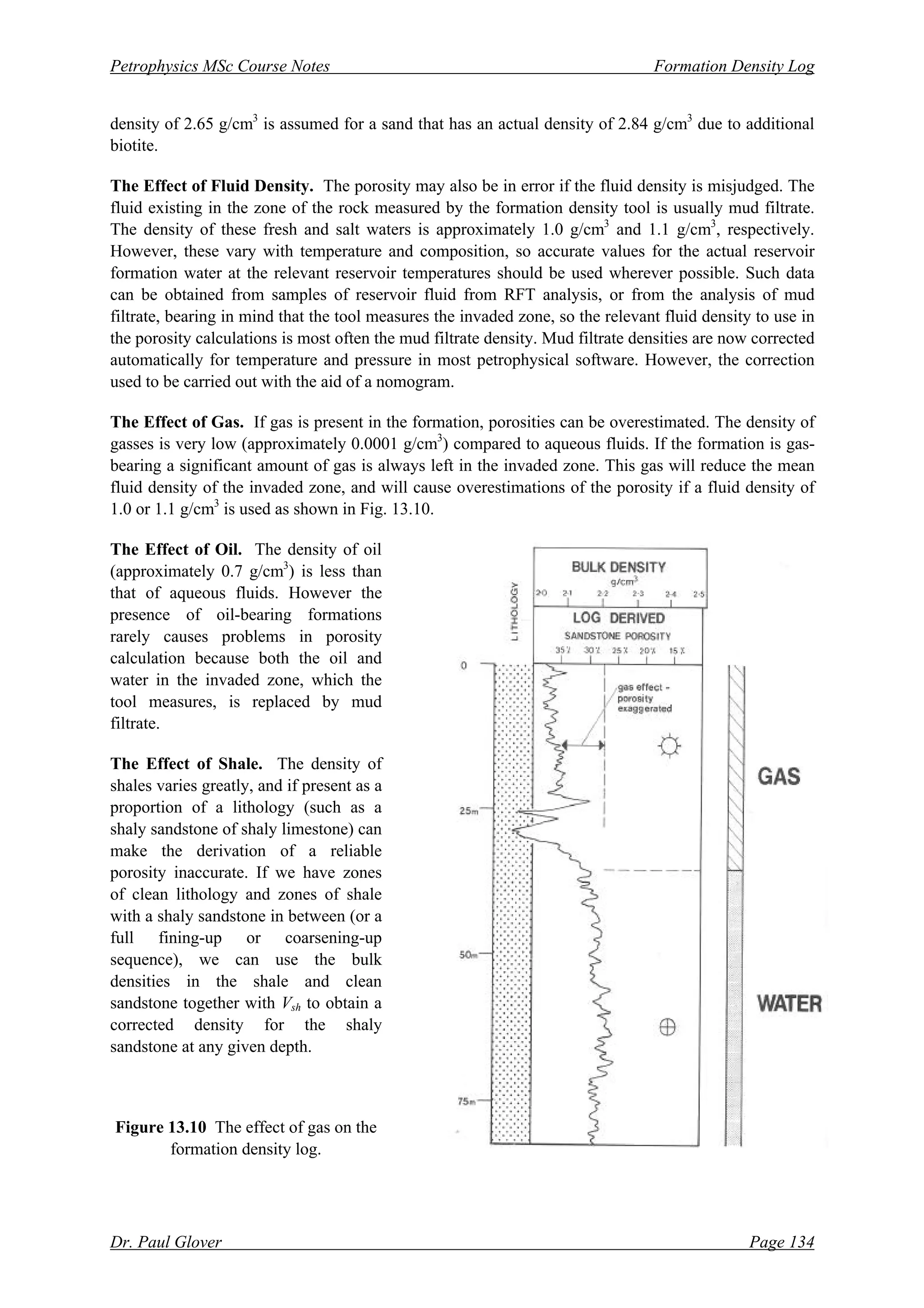 The formation density log chapter 13 | PDF