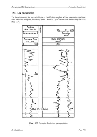 The formation density log chapter 13 | PDF