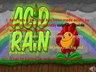 acid rain | PPT