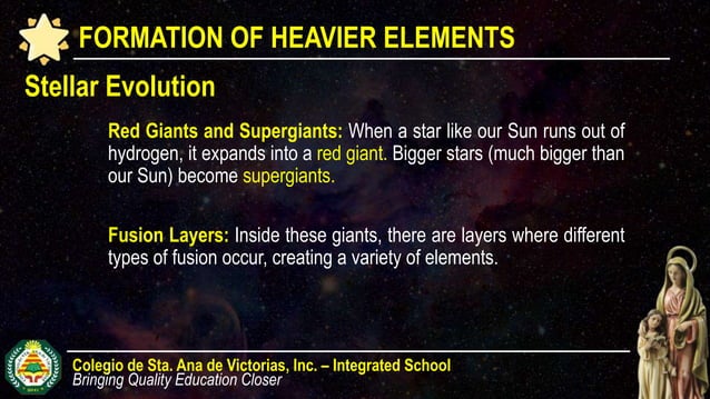 THE FORMATION OF ELEMENTS IN THE UNIVERSE.pptx | Space and Astronomy ...