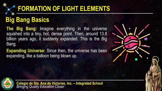 THE FORMATION OF ELEMENTS IN THE UNIVERSE.pptx | Space and Astronomy ...