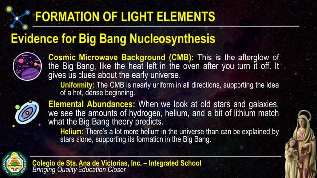 THE FORMATION OF ELEMENTS IN THE UNIVERSE.pptx | Space and Astronomy ...