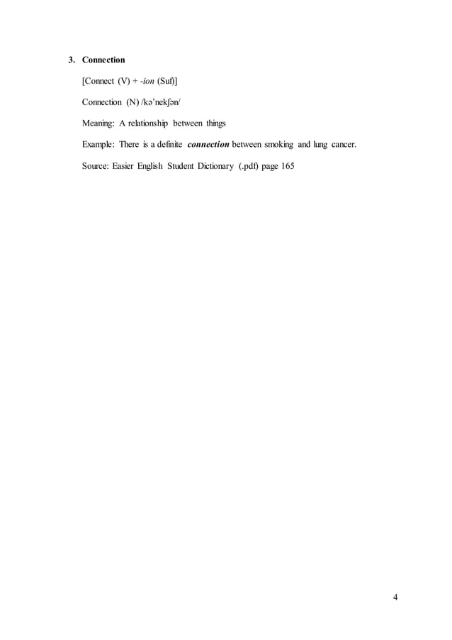 The formation of english words through derivation | DOCX