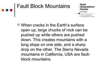 The formation of mountains | PPT