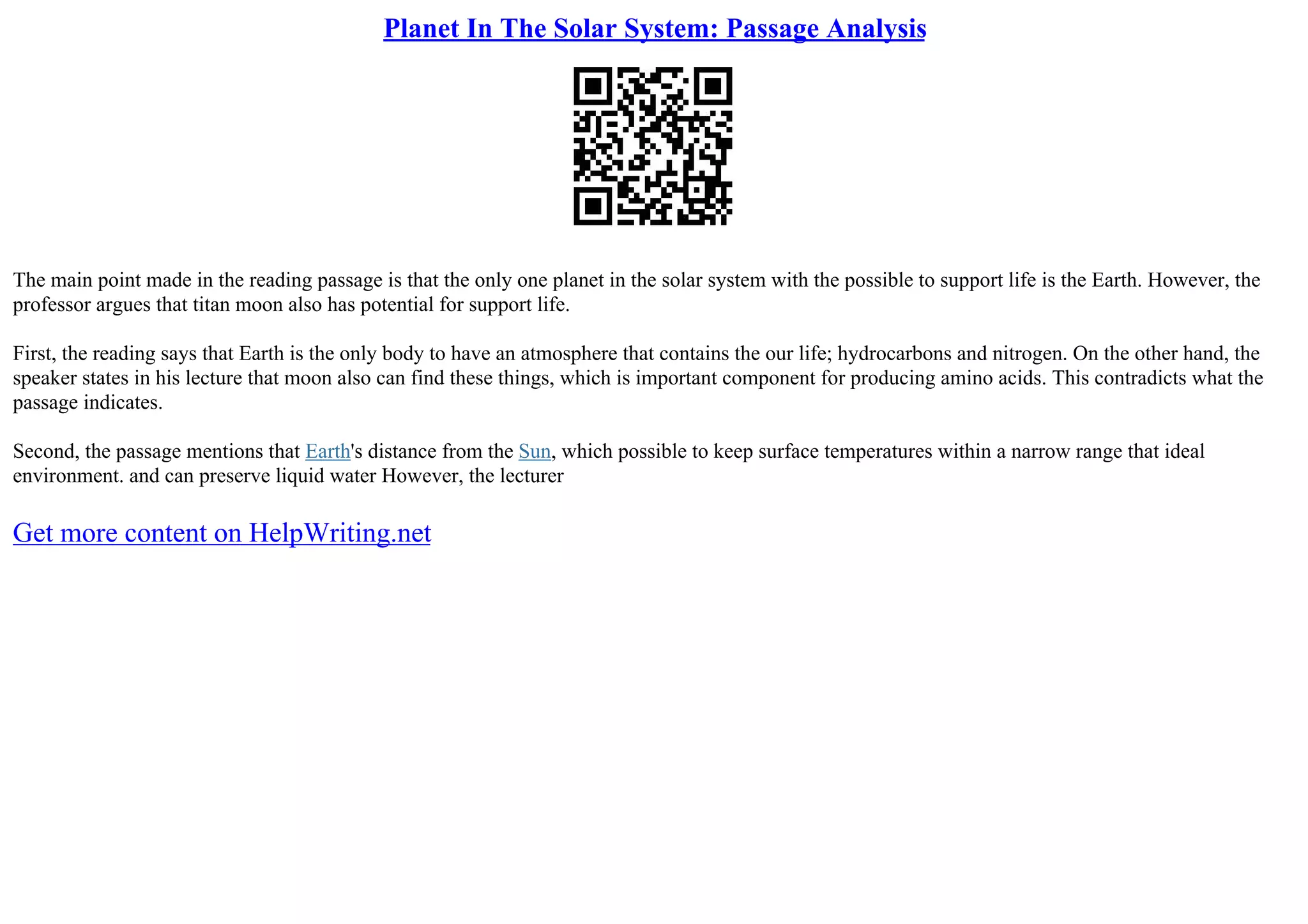 The Formation Of Solar System Essay | PDF | Geography | Science