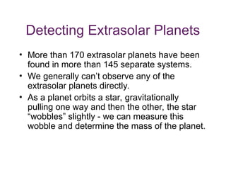 The Formation of the Solar System Our universe1.ppt