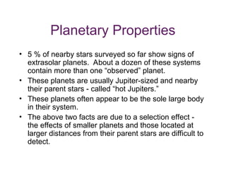 The Formation of the Solar System Our universe1.ppt
