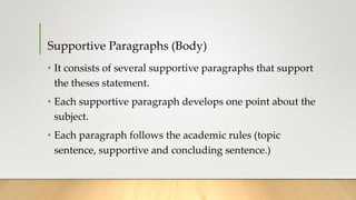 The format of an essay | PPT