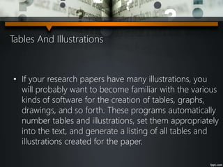 The Format of The Research Paper | PPTX