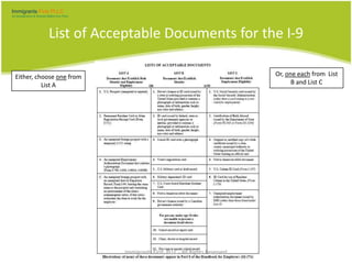 The Form I 9 Compliance and E Verify | PPTX