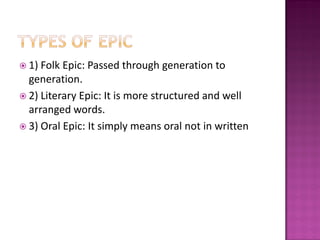 The form of epic | PDF