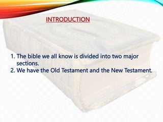THE FORM OF OUR BIBLE.pptx