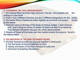 THE FORM OF OUR BIBLE.pptx