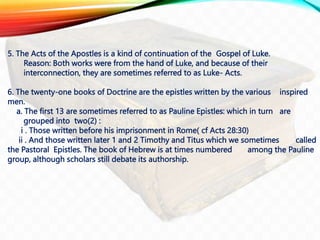 THE FORM OF OUR BIBLE.pptx