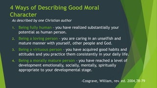 The Foundational Principles of Morality and You | PPTX