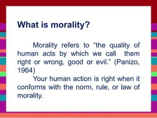 The Foundational Principles of Morality and You | PPT