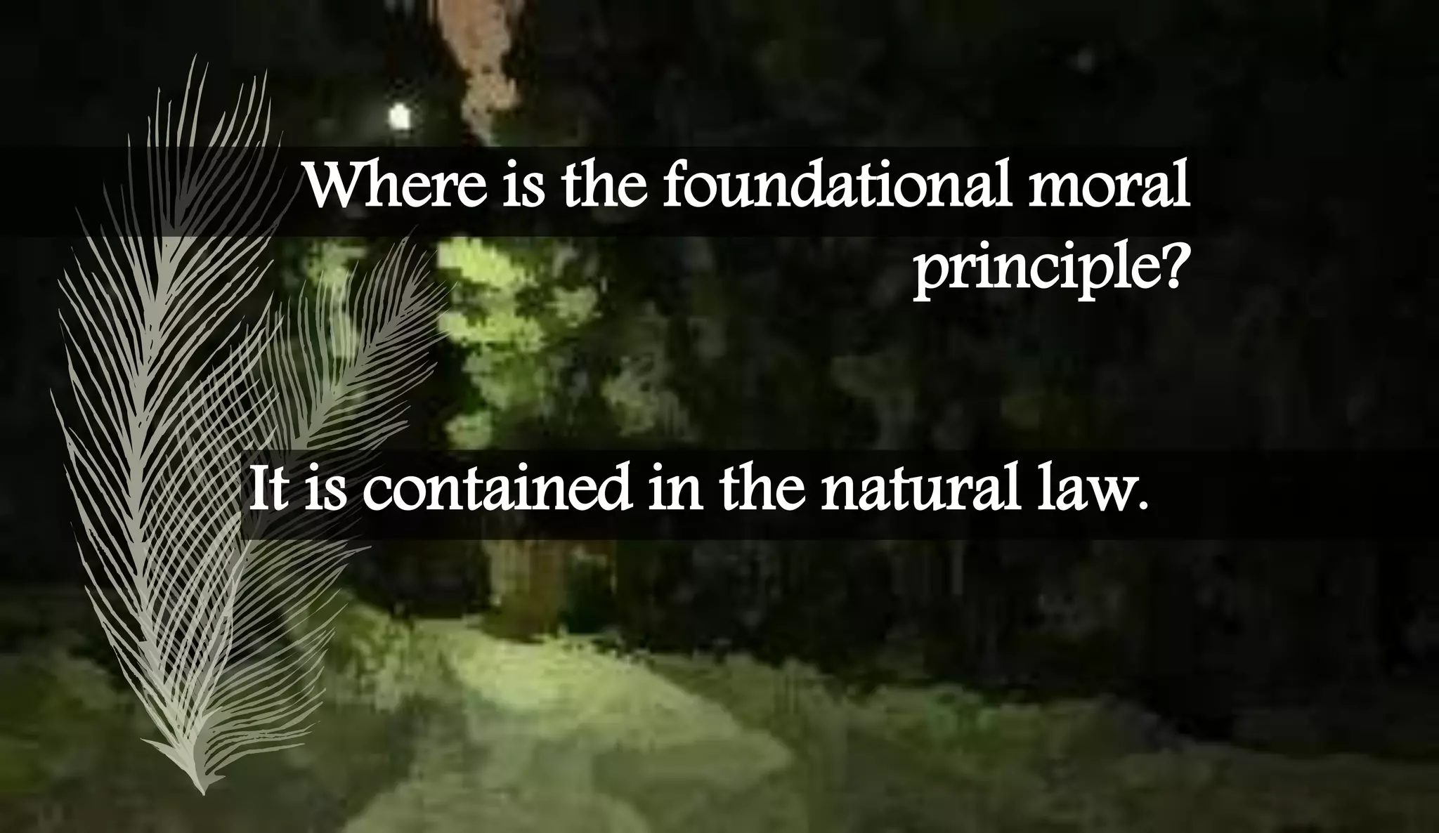 The foundational principles of morality and you | PPTX