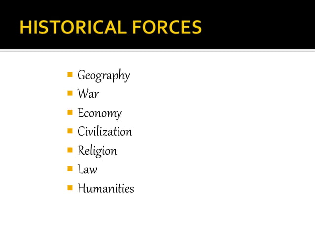 The foundation of history | PPTX