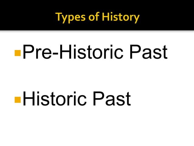 The foundation of history | PPTX