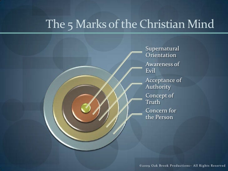 The Foundations Of The Christian Mind Session 1