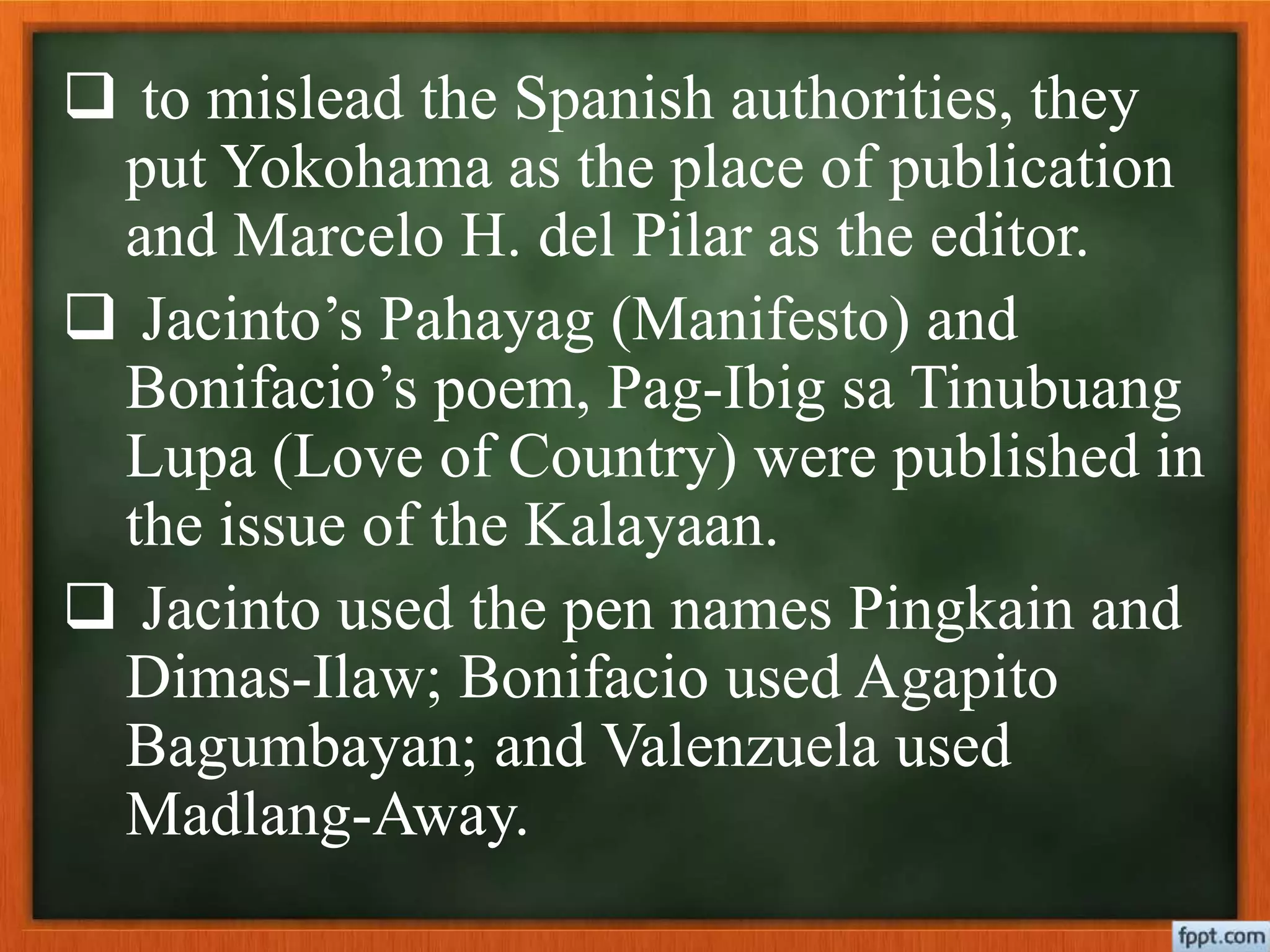 The Founding of Katipunan | PPTX