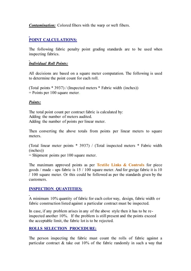 The four point system | DOC