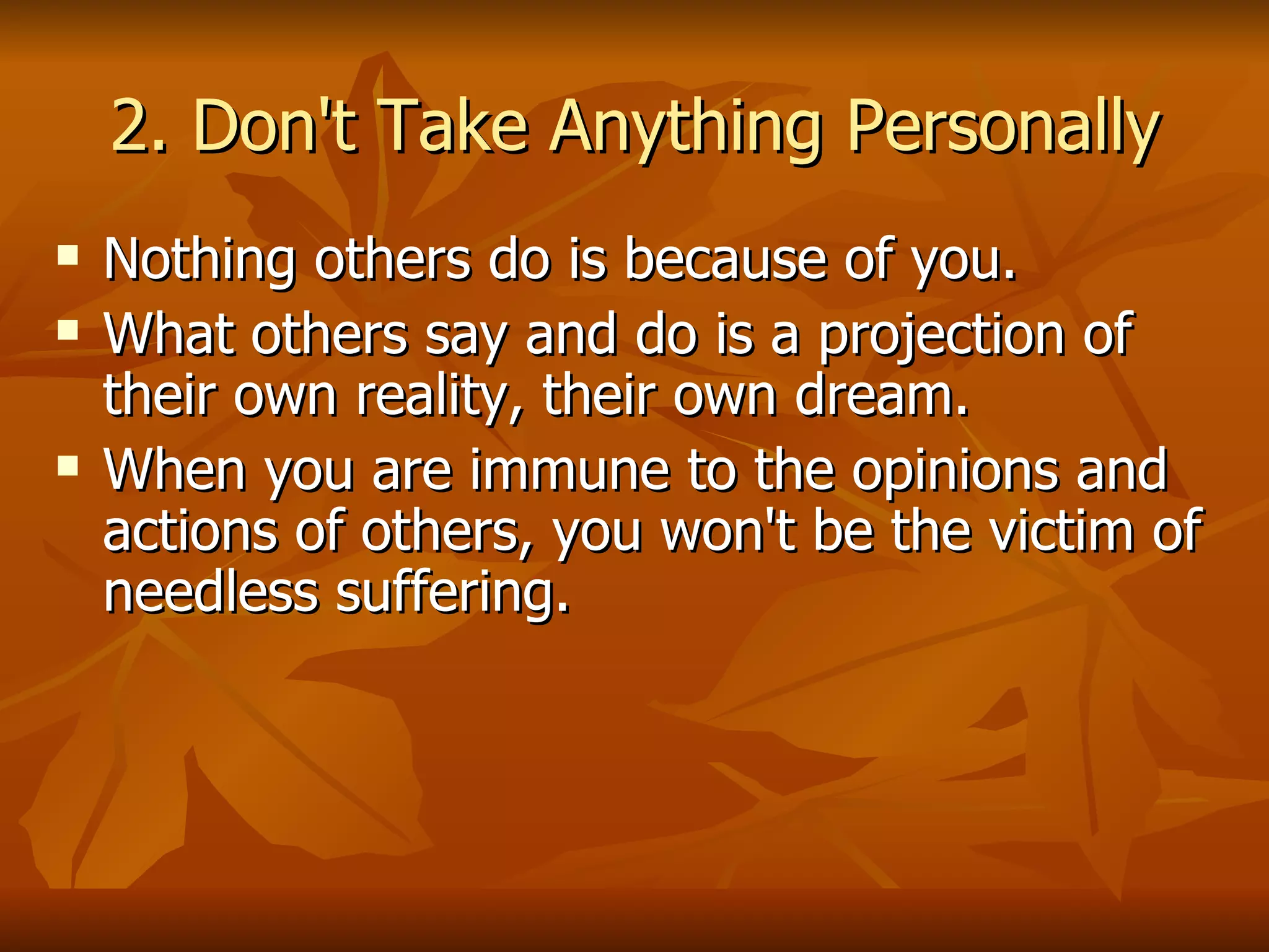 The Four Agreements | PPT