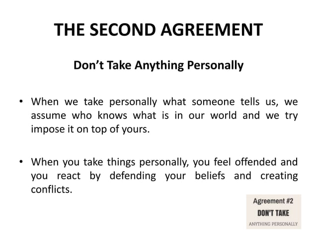 BOOK - THE FOUR AGREEMENTS | PPT