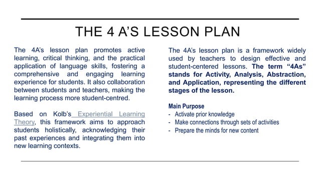 THE FOUR AS.pptx | Primary Education | Education