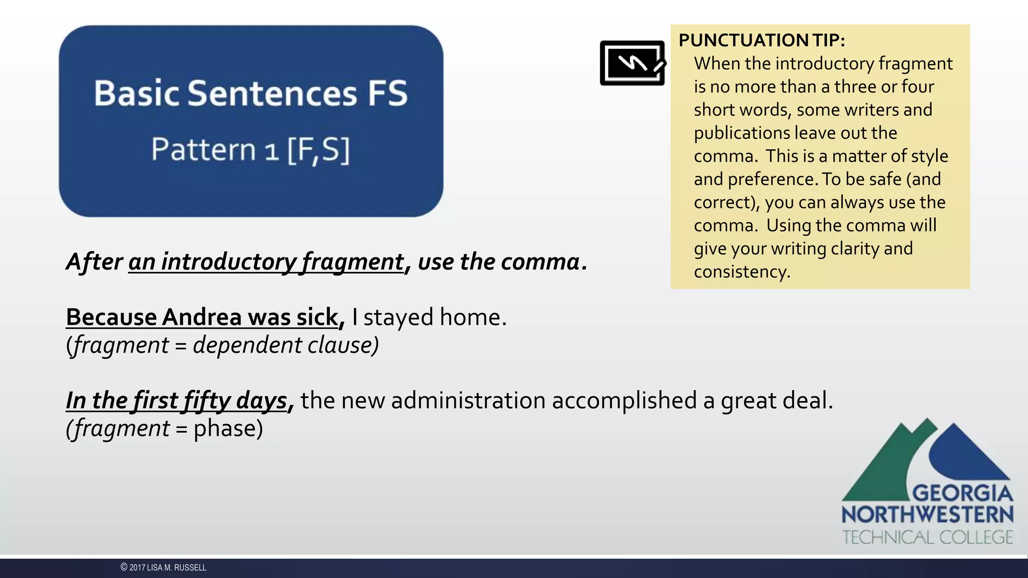 The Four Basic Sentences | PPT