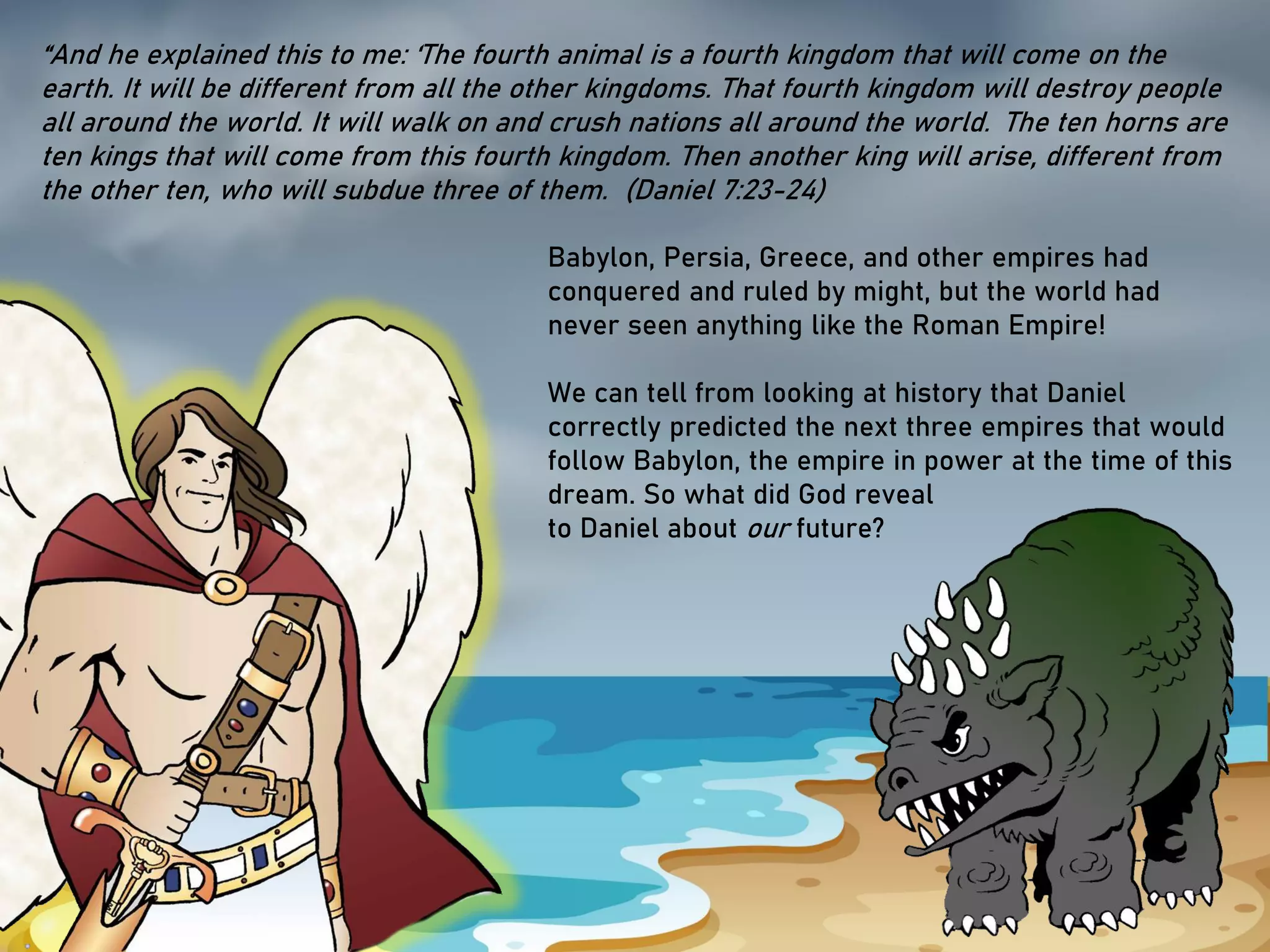 The Four Beasts - A Bible Study of Daniel 7 for Older Children | PDF