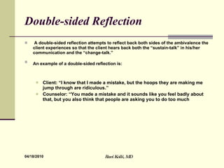 Motivational Interviewing by Ravi Kolli,MD | PPT