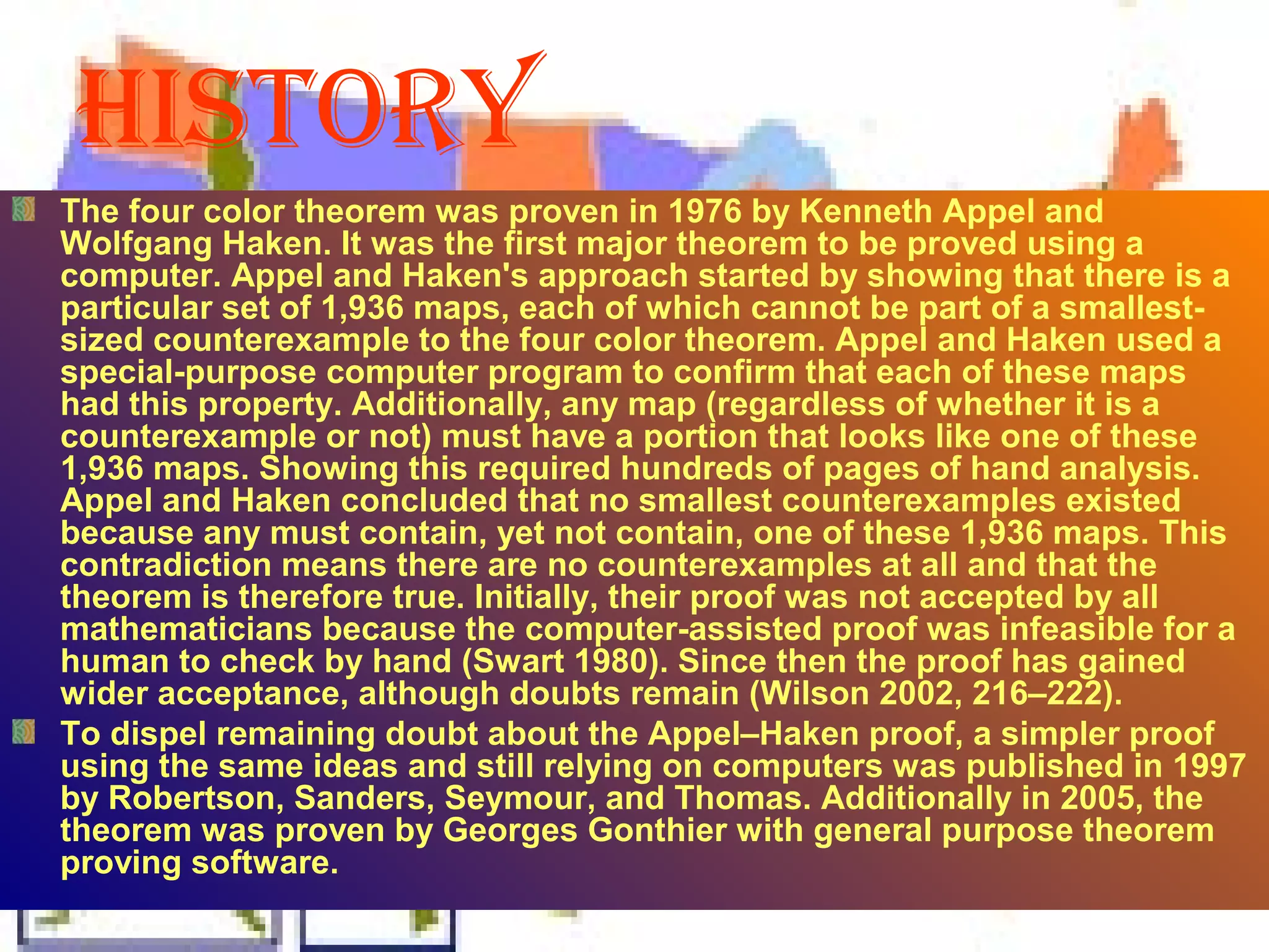 The four color theorem | PPT