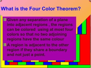 The four color theorem | PPT
