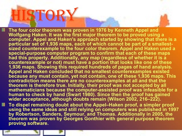 The four color theorem | PPT