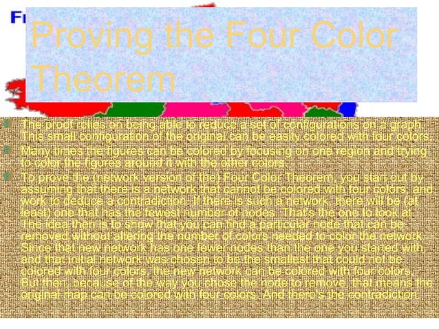 The four color theorem | PPT