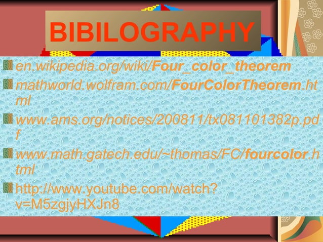 The Four Color Theorem Ppt