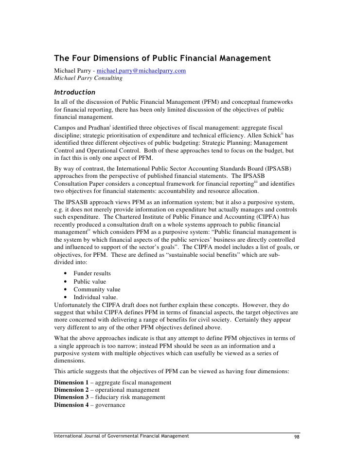 The Four Dimensions Of Public Financial Management the-four-dimensions-of-public-financial-management