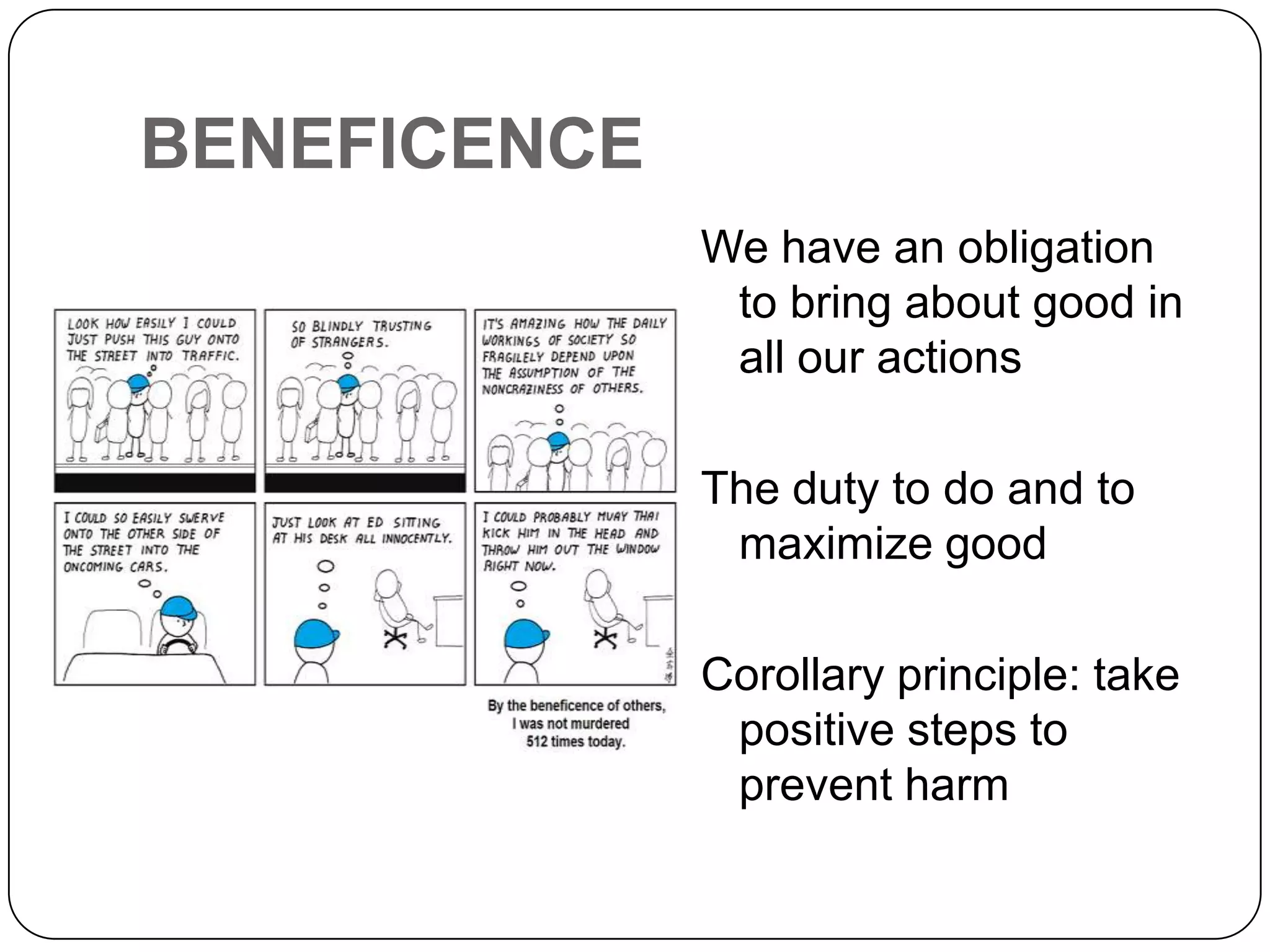 The four ethical principles | PPTX